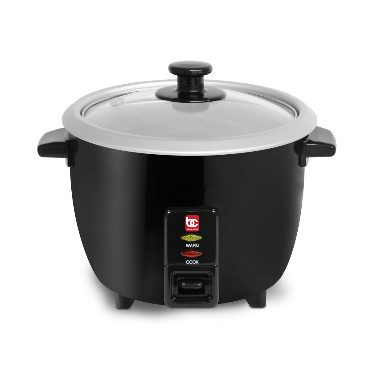 Black 6-Cup Rice Cooker - Perfectly Cook Rice Effortlessly – Bene Casa